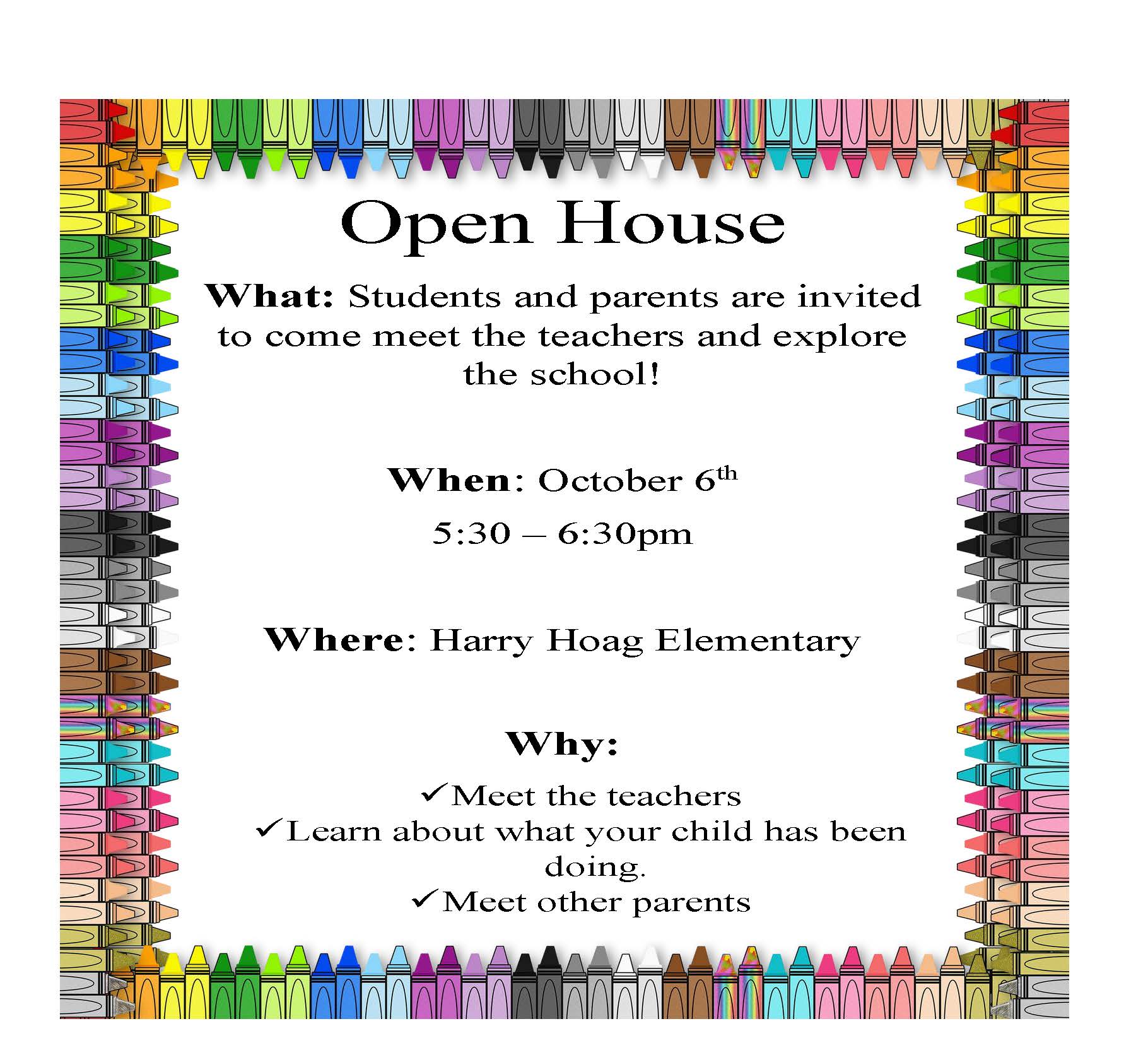 Join us for Harry Hoag Open House on Oct. 6 - Fort Plain Central School ...
