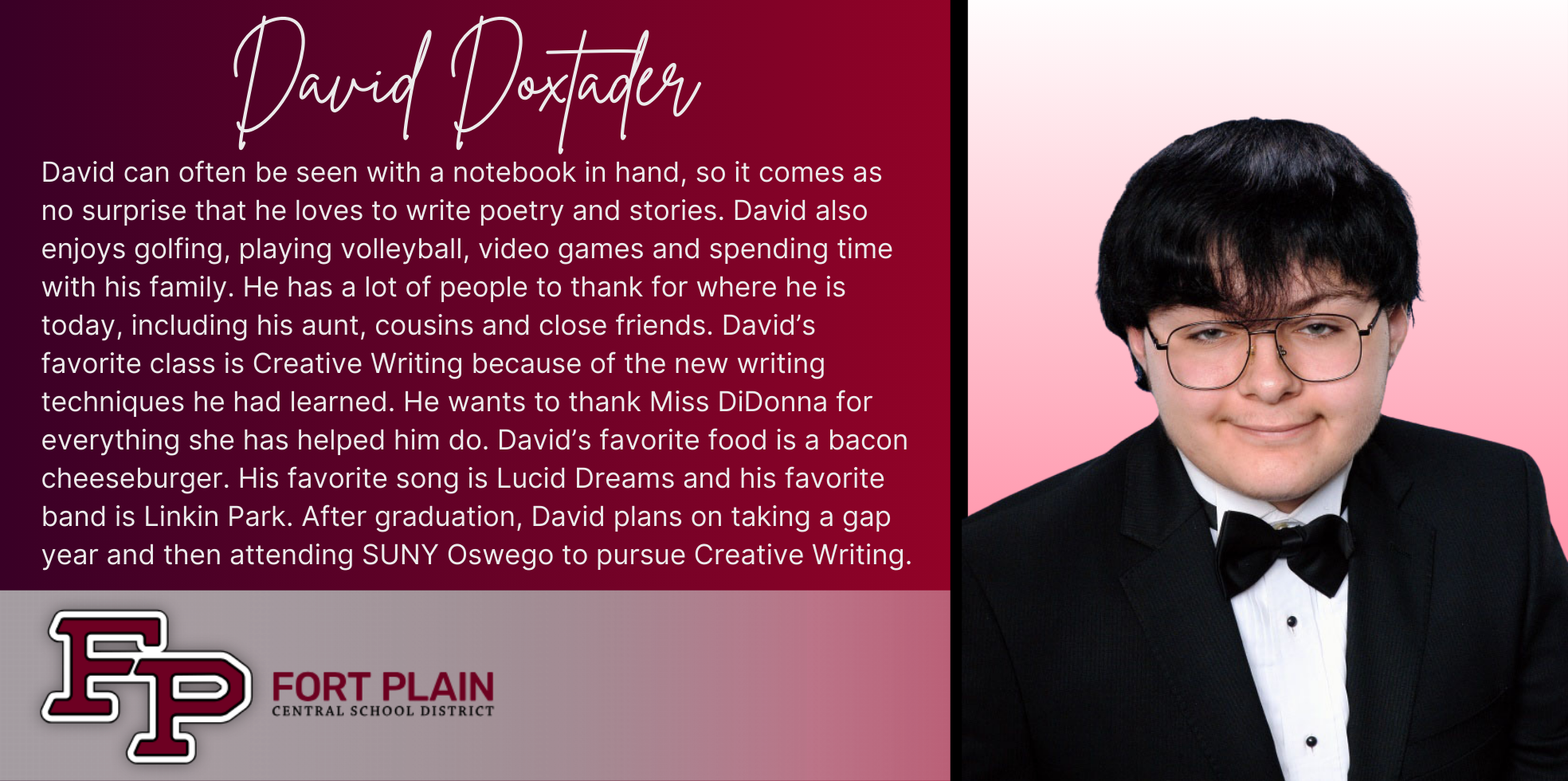 Class of 2024 Senior Spotlights - Fort Plain Central School District