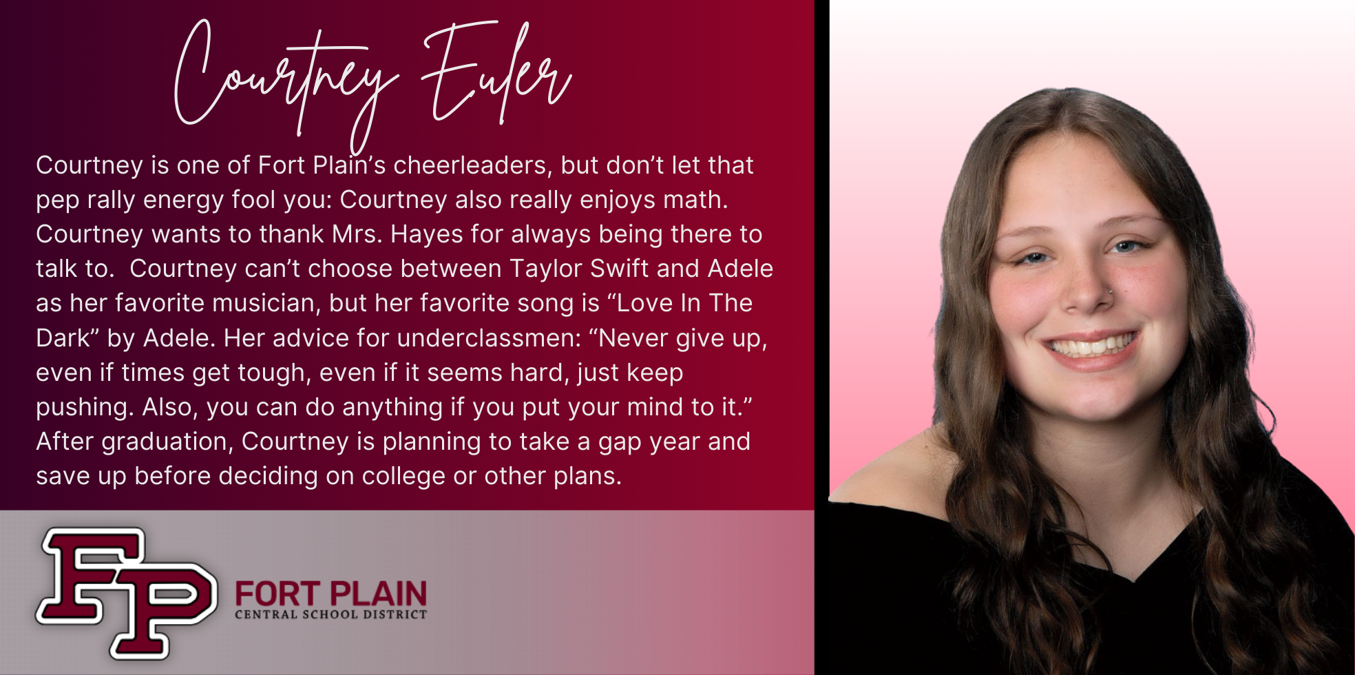 Class of 2024 Senior Spotlights - Fort Plain Central School District
